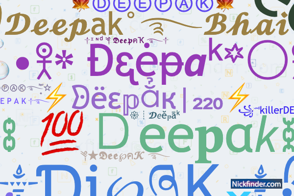 Deepak Name 3d Wallpaper